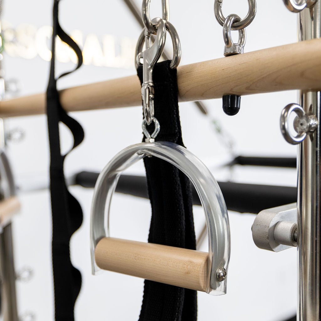 Durable Pilates Handles - Premium Aluminum and Natural Wood Design ...